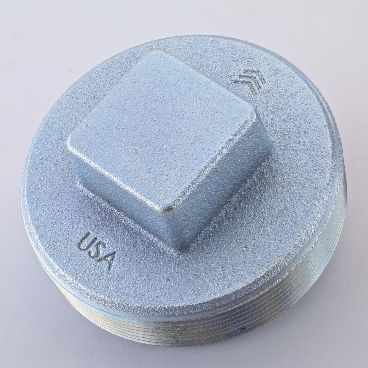 Billco 3-1/2 In. Galvanied Cast Iron Plug, Cored | Do it Best