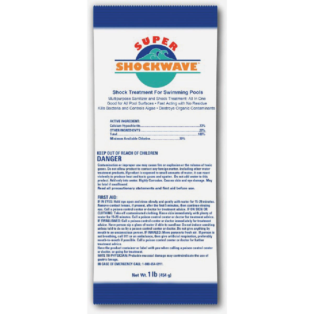 Shockwave 1 Lb. 73% Cal-Hypo Granular Pool Shock | Do it Best