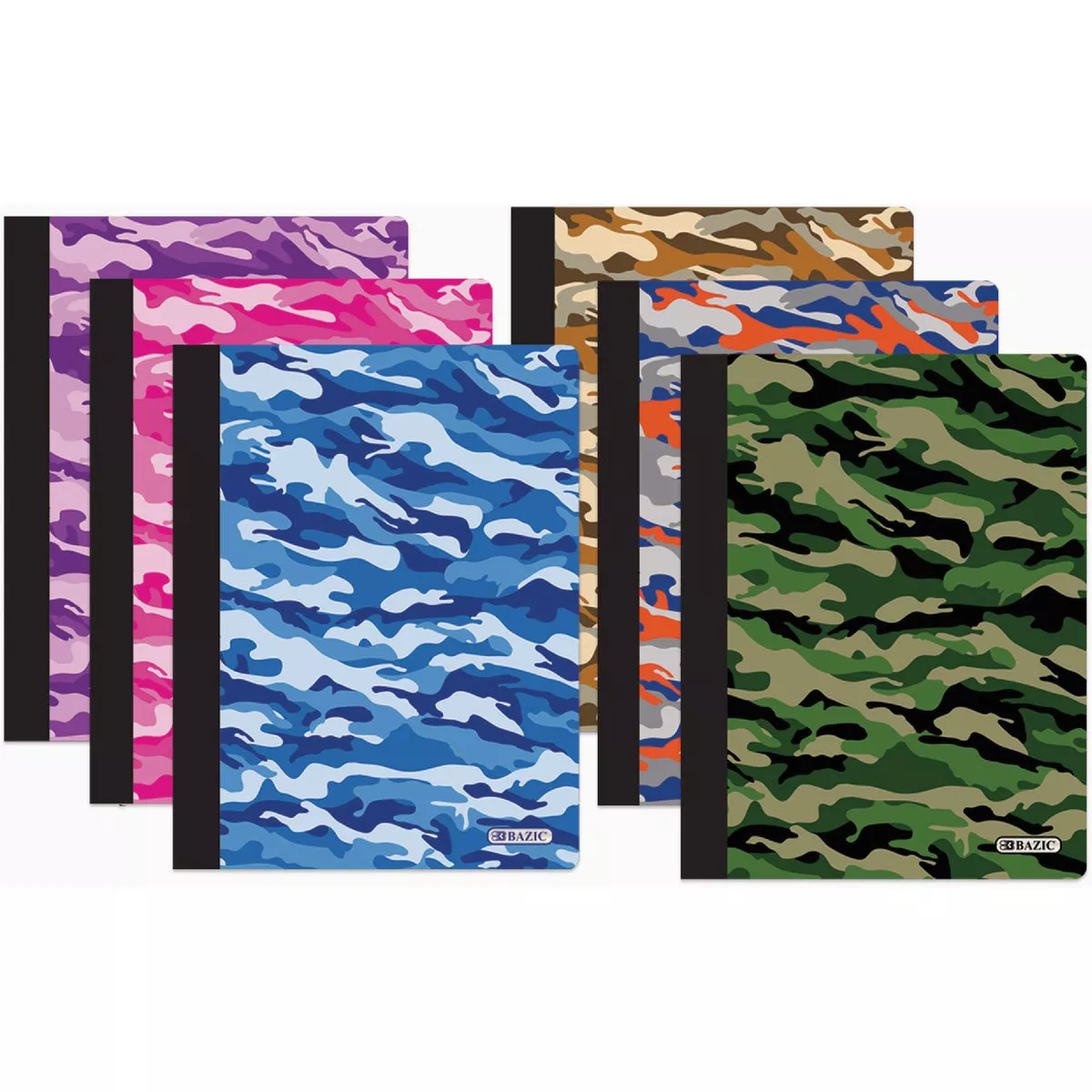 Bazic Products College Ruled 100 Ct. Camouflage Composition Book | True ...