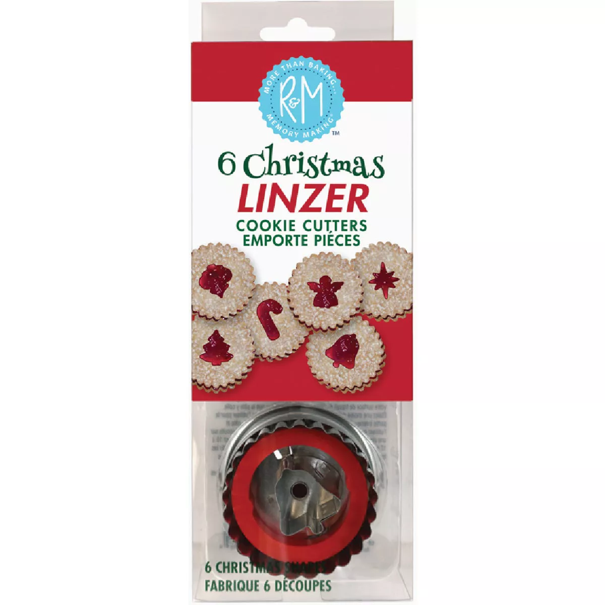 R&M Stainless Steel Christmas Linzer Cookie Cutter Set (6-Piece) | True ...