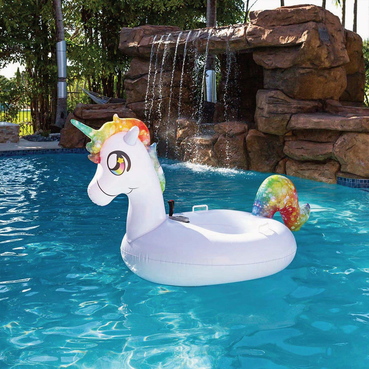 PoolCandy Tube Runner Motorized Unicorn Pool Tube | Do it Best