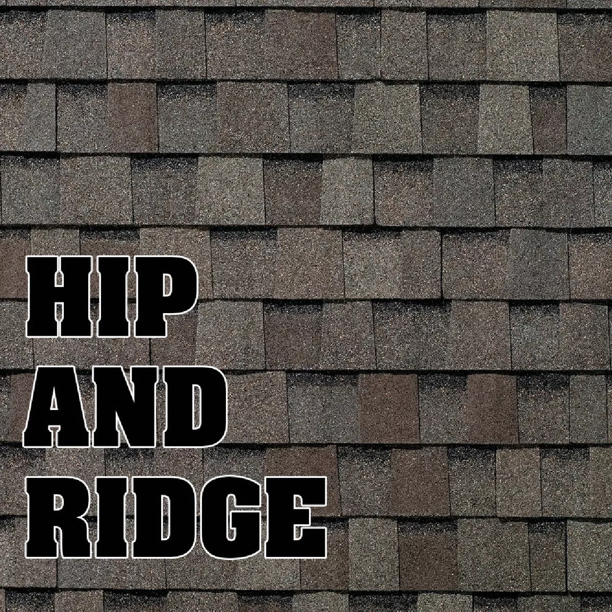 TAMKO Proline Hip and Ridge Weathered Wood Architectural Asphalt ...