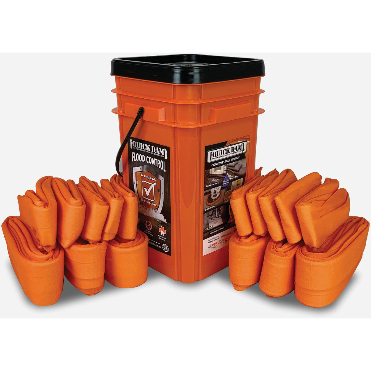 Quick Dam Grab & Go 4 Ft. Dam, Mat, & Drip Mat Indoor Water Control Kit ...