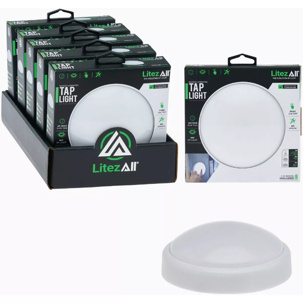 LitezAll 15 Lm. Battery Operated Tap Light | True Value Hardware