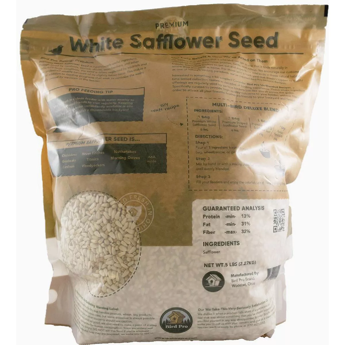 Bird Pro 10 Lb. Premium Safflower Seed- | True Value Hardware