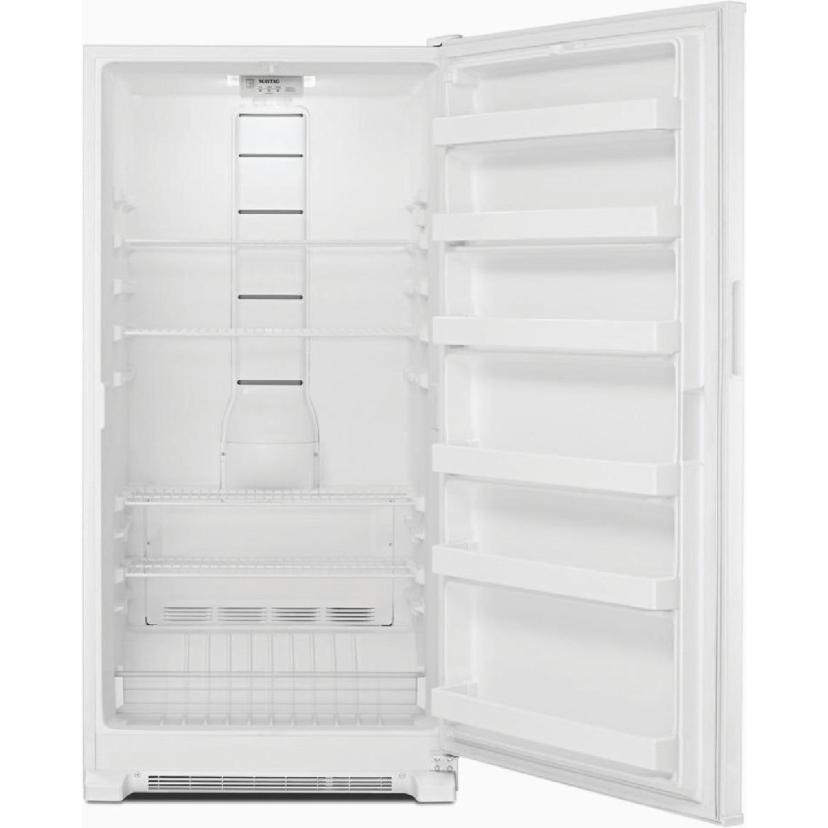 Maytag 20 Cu. Ft. Frost Free Upright Freezer with LED Lighting, White ...