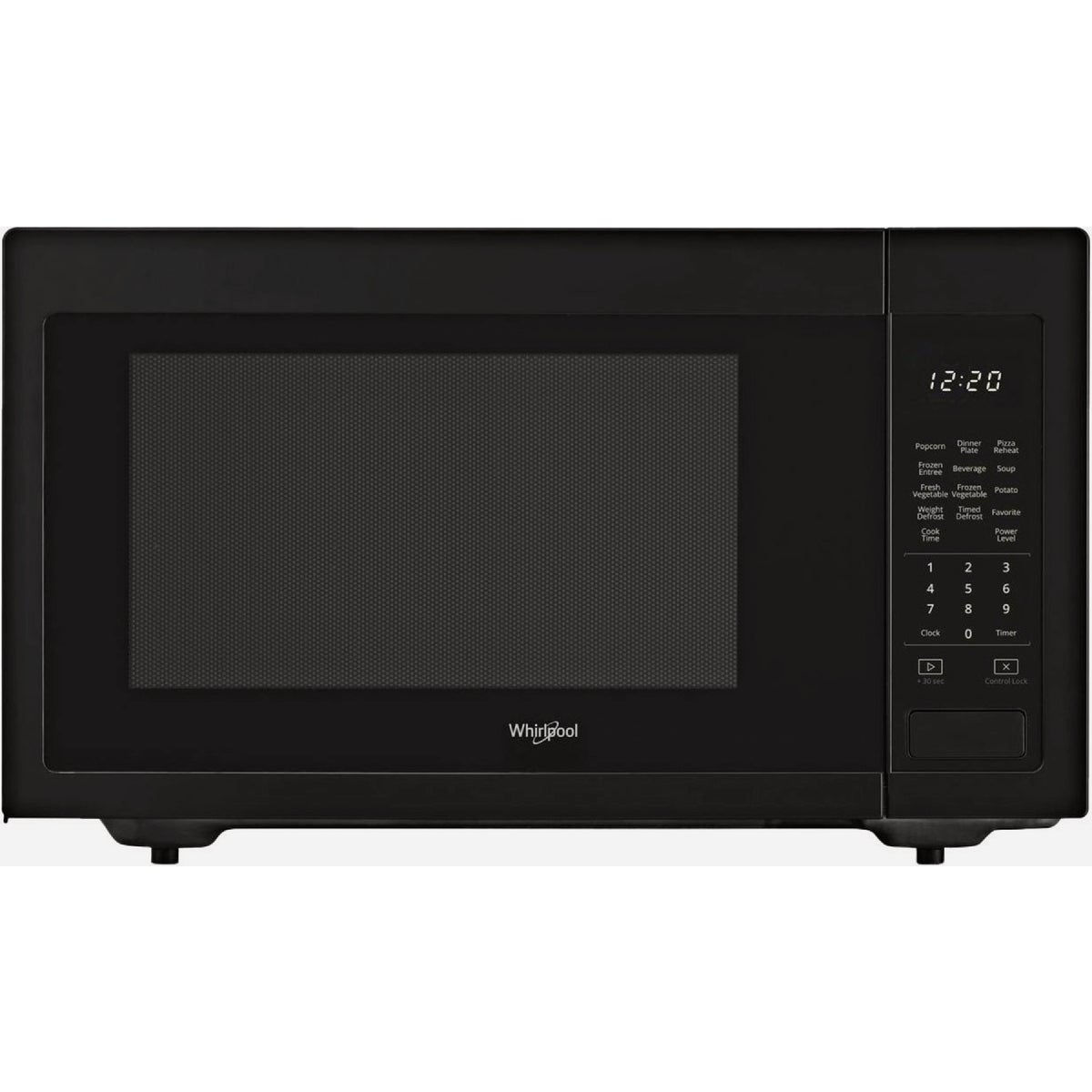 Whirlpool 1.6 Cu. Ft. Countertop Microwave with 1200W Cooking Power ...