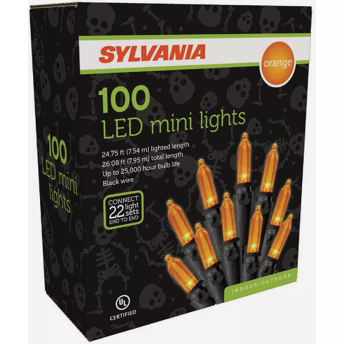 Sylvania Orange 100-Bulb Mini LED String Light Set | Do it Best