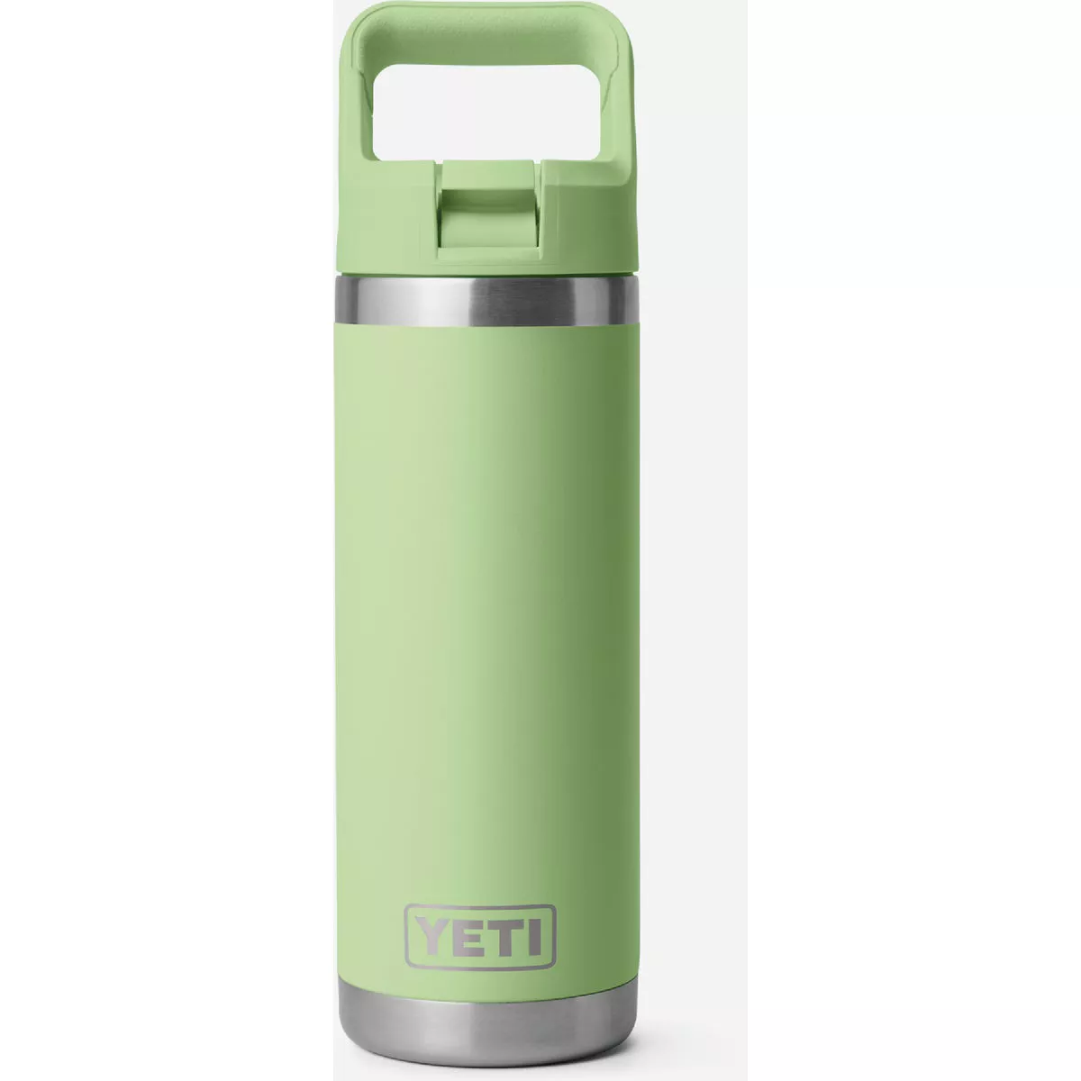 YETI Rambler 18 Oz. Water Bottle with Color-Matched Straw Cap, Key Lime ...