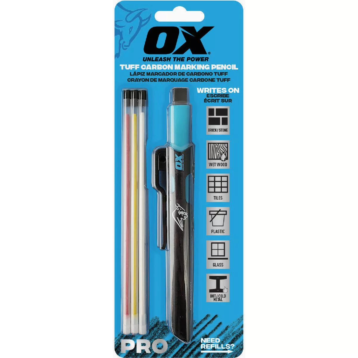 Ox Tuff Carbon Marking Pencil with (3) Leads | True Value Hardware