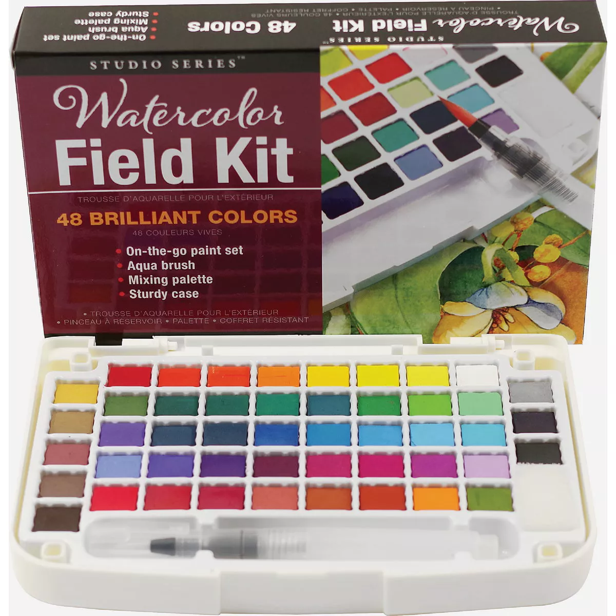 Peter Pauper Studio Series Watercolor Field Kit (48 Colors) | Do it Best