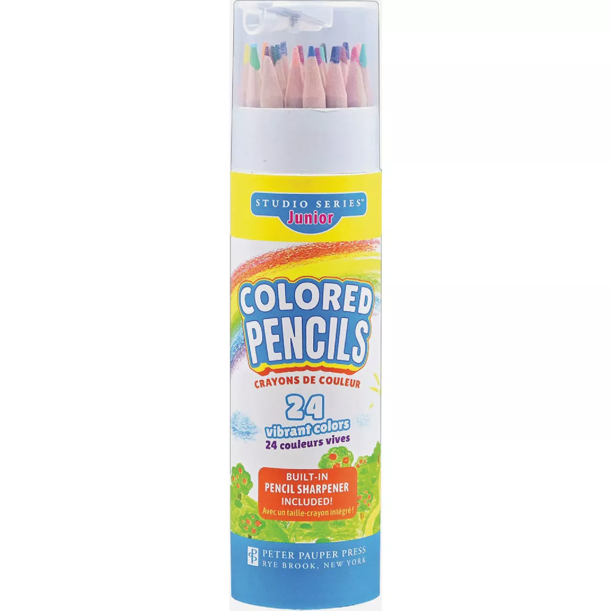 Peter Pauper Studio Series Junior Colored Pencils (24-Piece) | True ...
