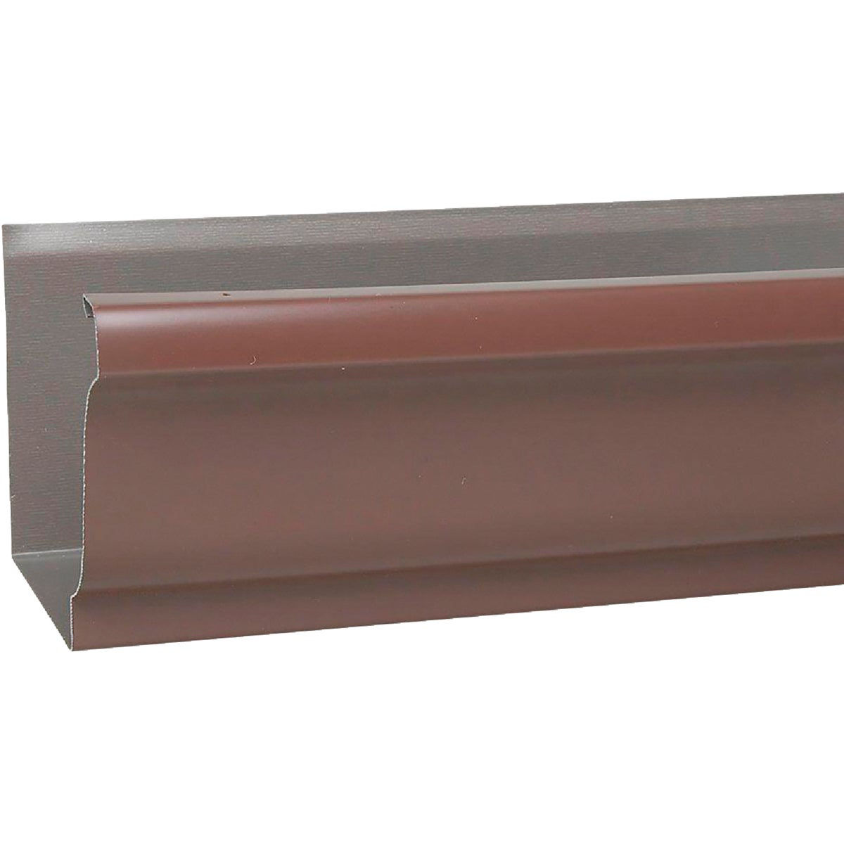 Spectra Metals 5 In. x 10 Ft. K-Style Brown 0.027 Aluminum Gutter | Do ...
