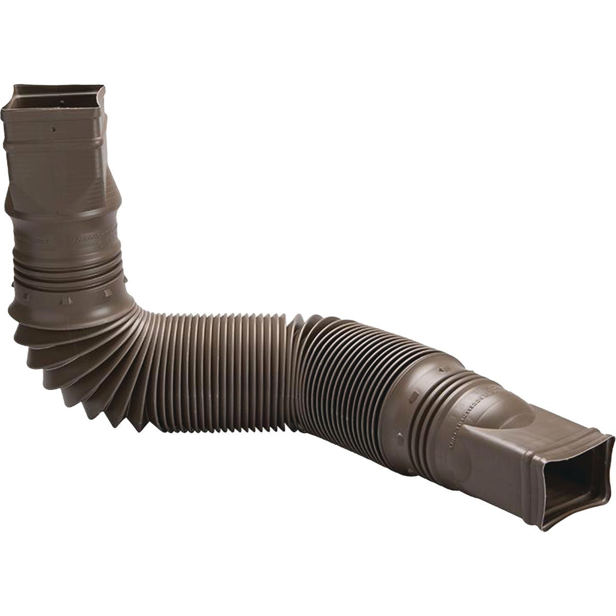 Amerimax Flex-A-Spout Brown Vinyl Downspout Extension | Do it Best