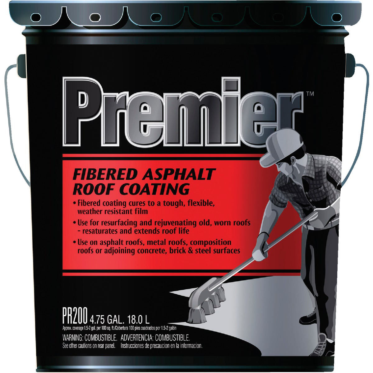 Premier 5 Gal. Fibered Asphalt Roof Coating | Do it Best