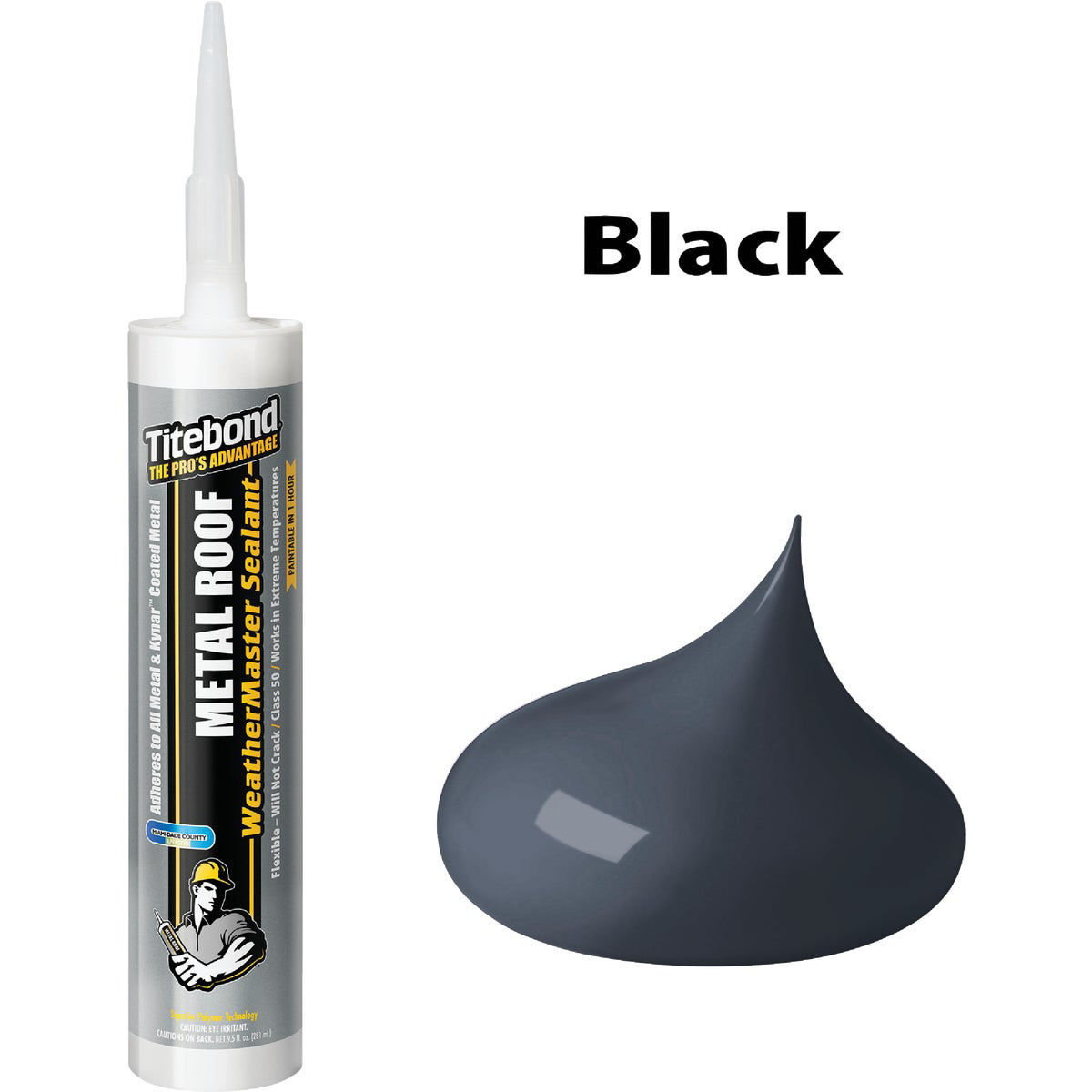 TiteBond Weathermaster 10 Oz. Black Metal Roof Sealant | Do it Best