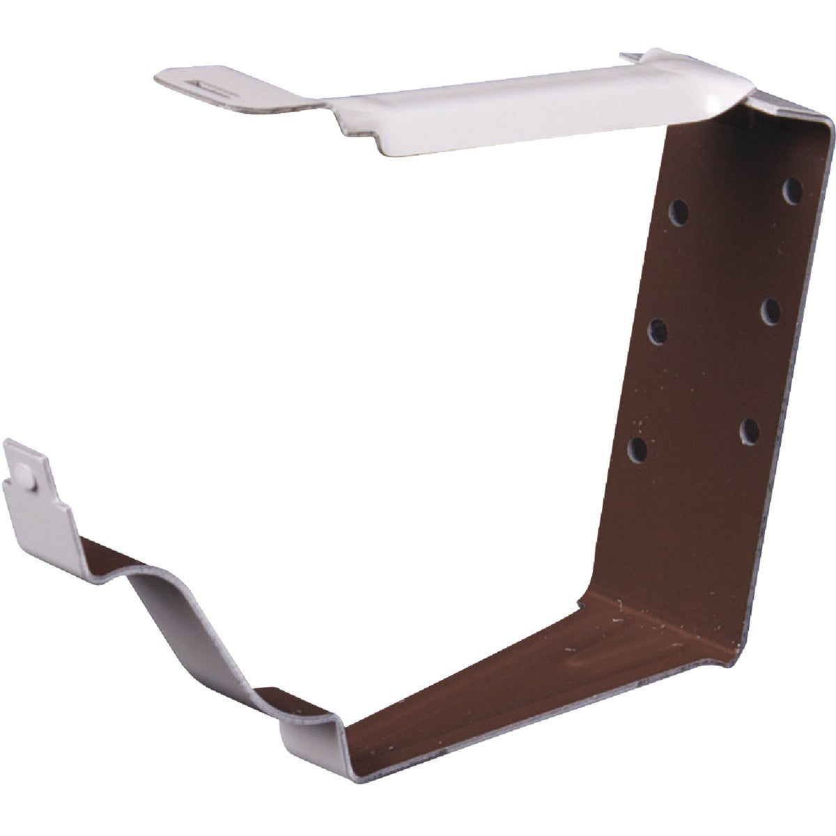 Spectra Metals K Style White Aluminum Snap-Lok Gutter Hanger Bracket ...