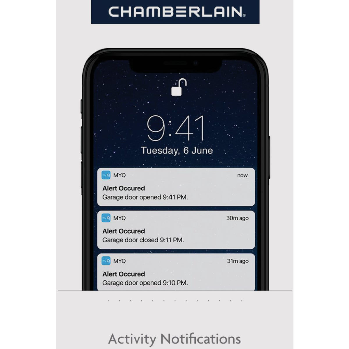 Chamberlain C2405 1/2 HP Smartphone-Controlled Durable Chain Drive ...