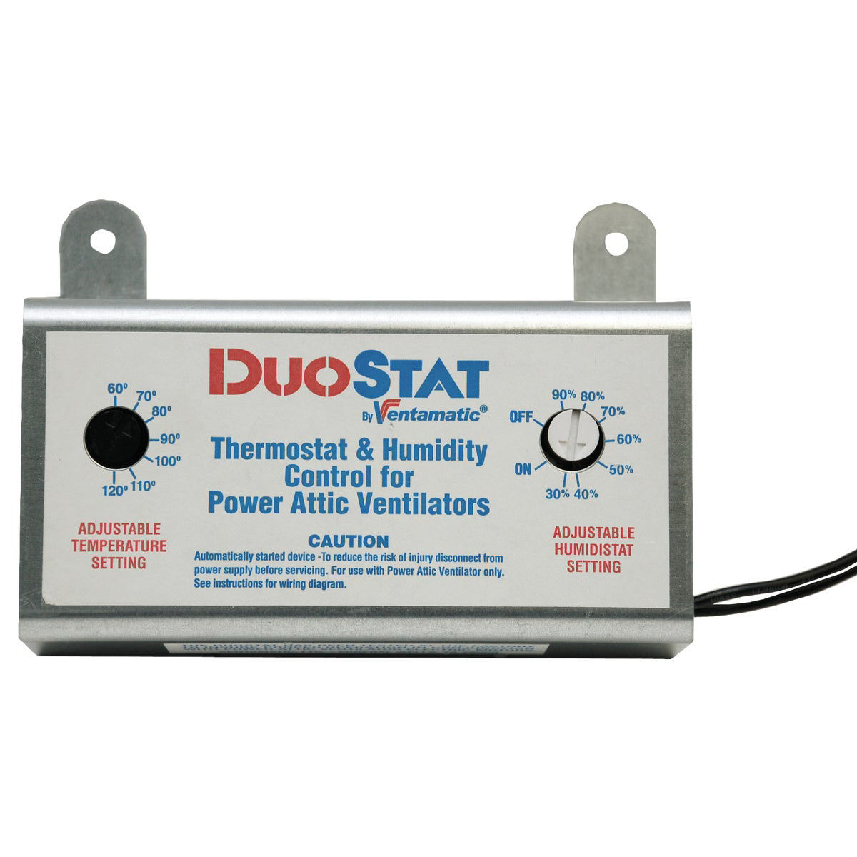 Ventamatic DuoStat Power Attic Vent Thermostat and Humidistat | Do it Best
