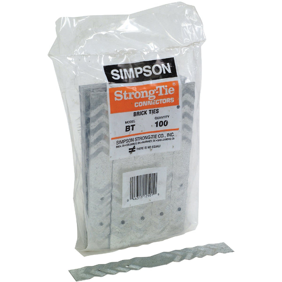 Simpson Strong-Tie 6-11/16 in. x7/8 in. Galvanized Steel 22 Gauge Brick ...