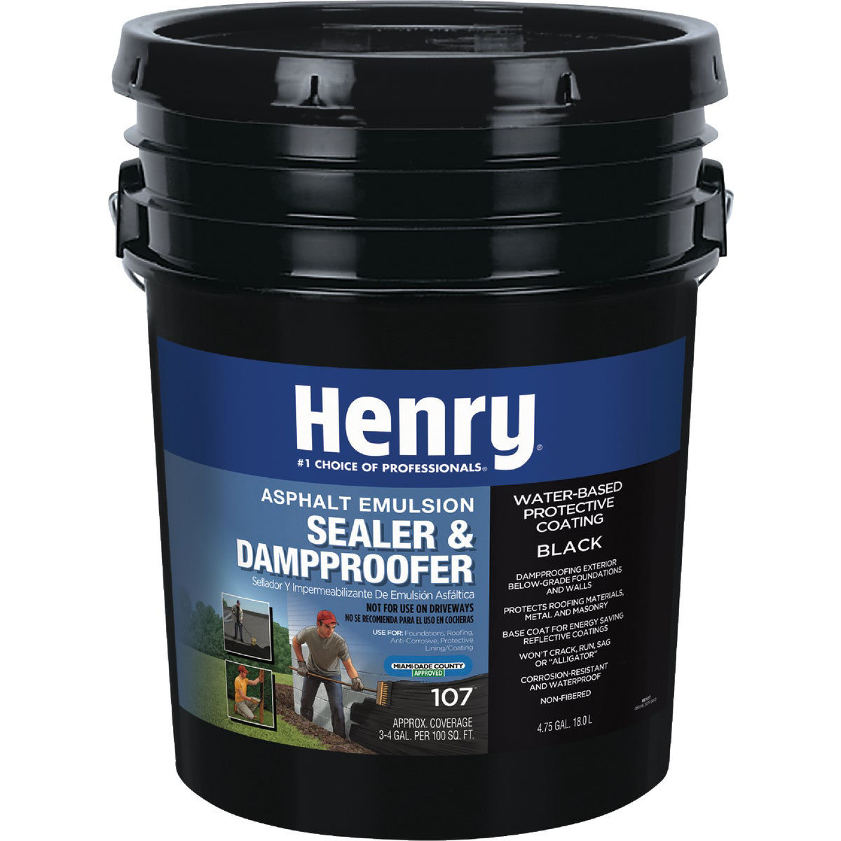 Henry 5 Gal. Non-Fibered Asphalt Roof Coating | Do it Best