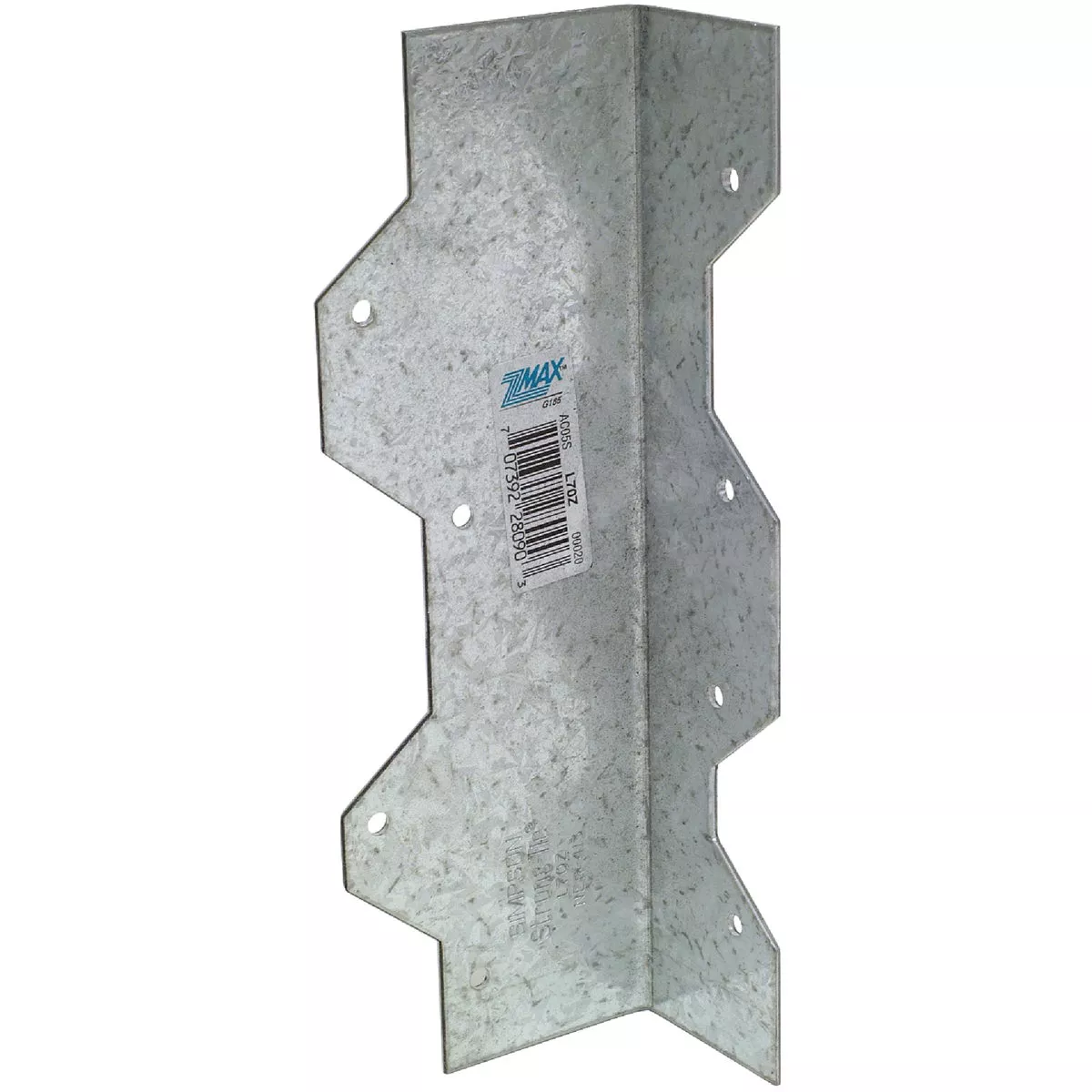 Simpson Strong-Tie ZMax 7 In. Galvanized Steel 16 ga Reinforcing L ...
