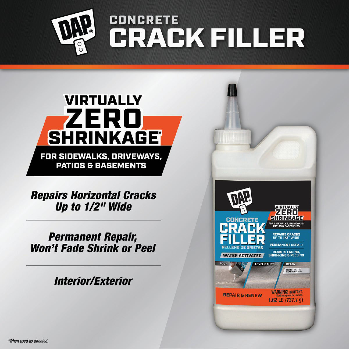 DAP 16 Oz. Concrete Crack Filler Dry | Do it Best