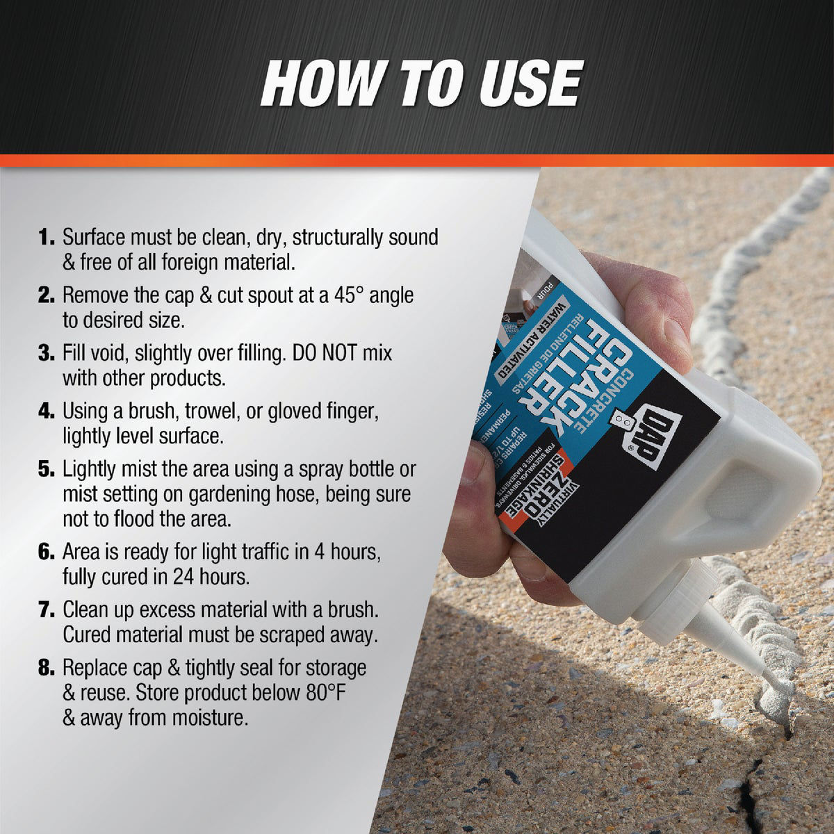 DAP 16 Oz. Concrete Crack Filler Dry | Do it Best