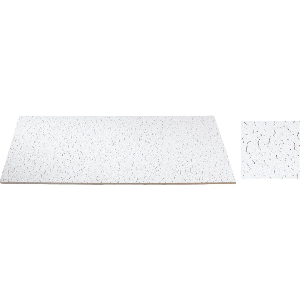 USG Fissured Basic 2 Ft. x 4 Ft. Square Edge Acoustical Ceiling Panels ...