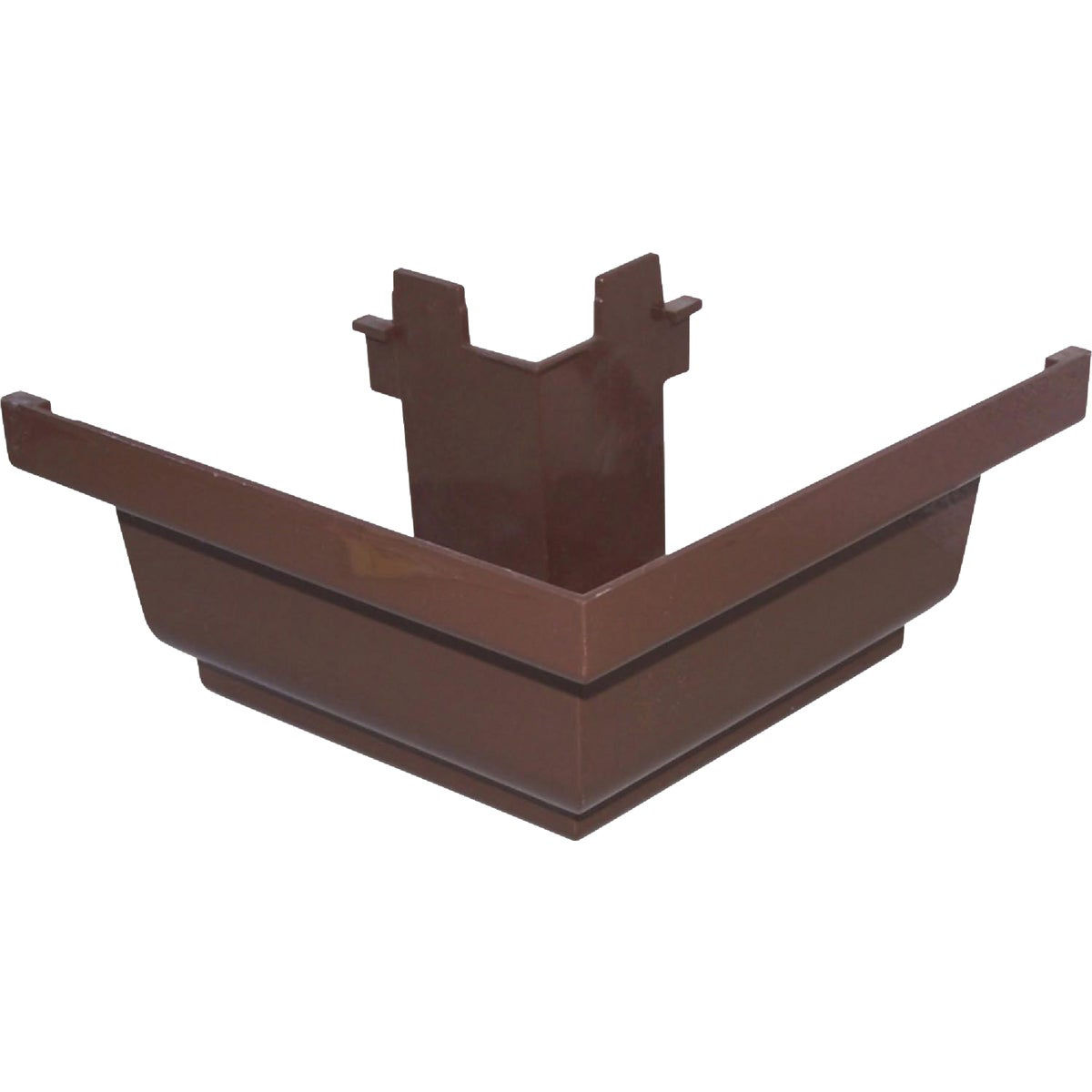 Repla K 5 In. Vinyl Brown Gutter Outside Corner | Do it Best