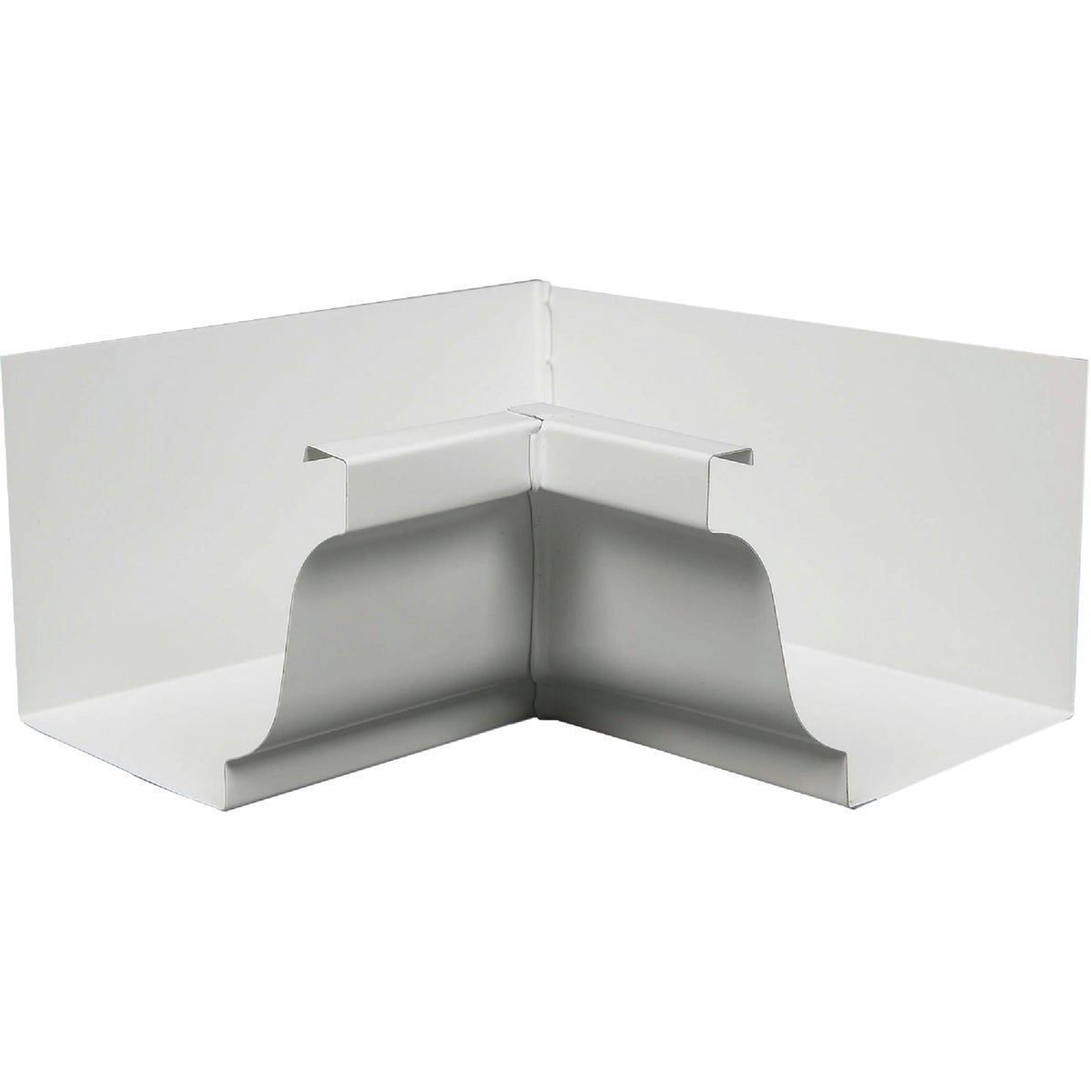 Amerimax 5 In. Galvanized White Mitre Gutter Inside Corner | Do it Best