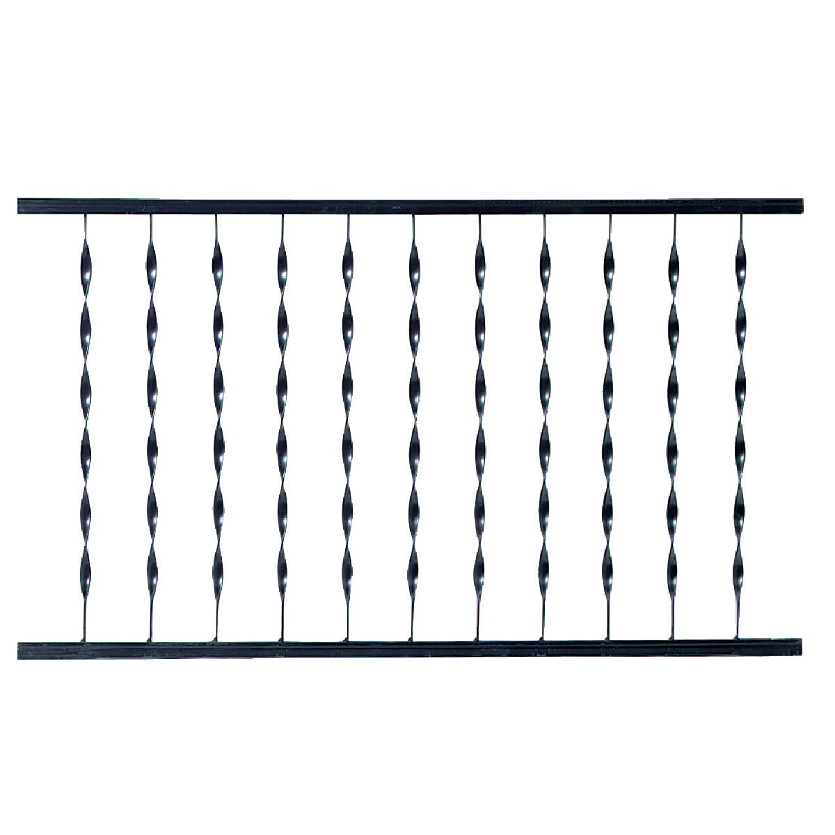 Gilpin Windsor Plus 32 In. H. x 6 Ft. L. Wrought Iron Railing | Do it Best