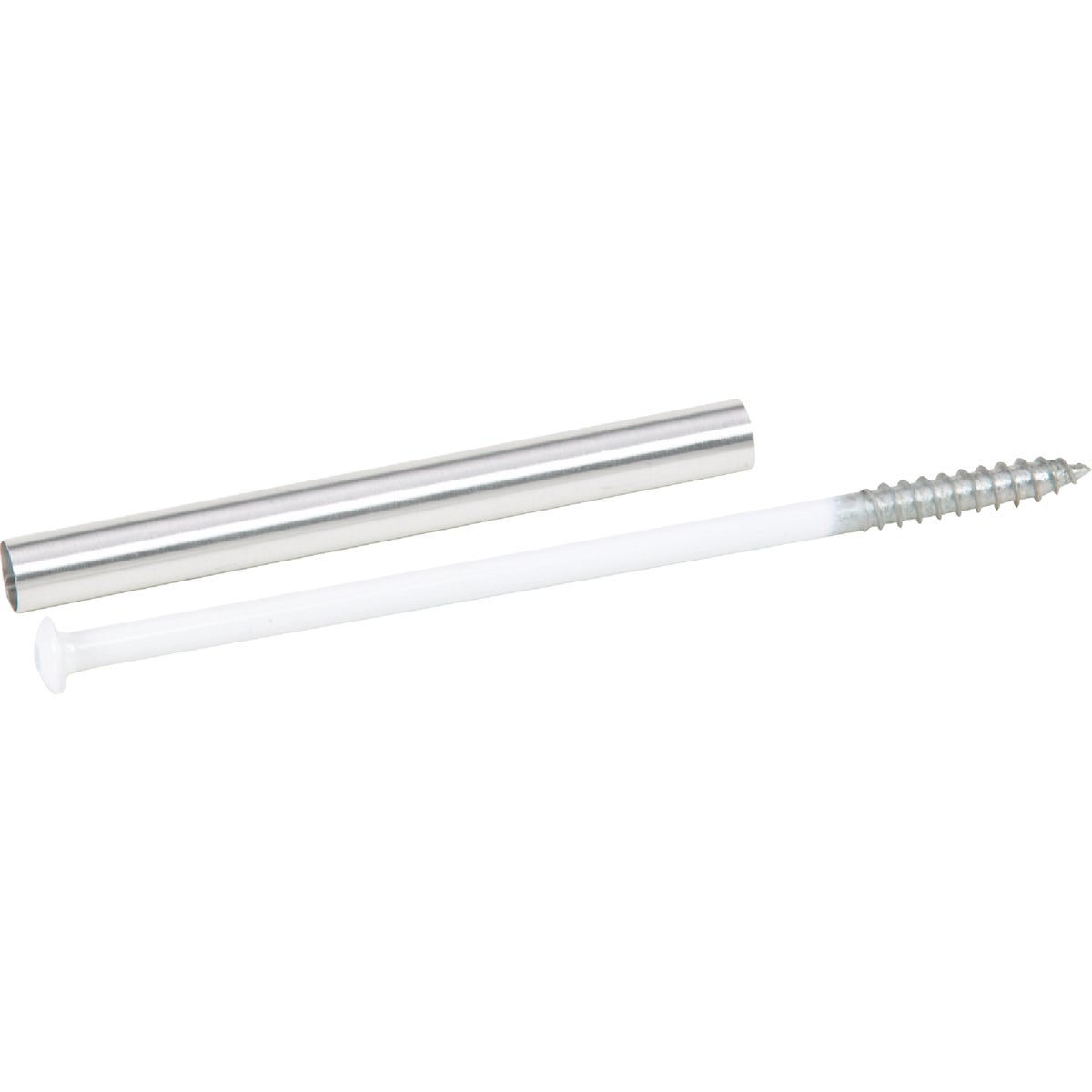 Fastenmaster 7 In. Universal White Gutter Screw & Ferrule, (10-Pack ...