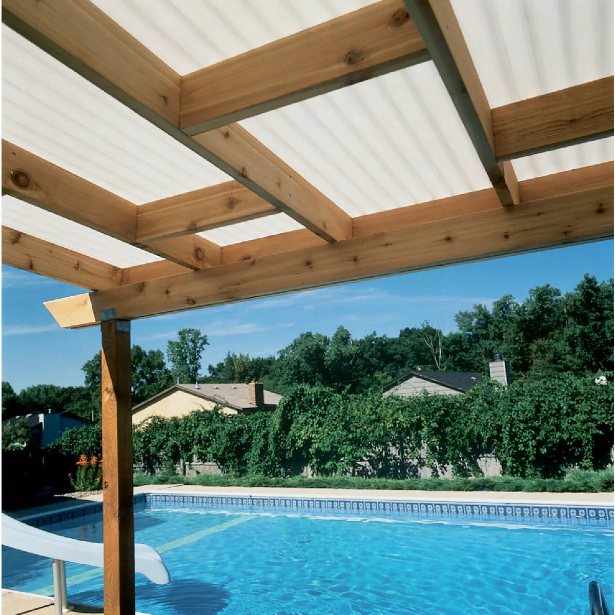 Sequentia Super600 26 In. x 8 Ft. Translucent Fiberglass Corrugated ...