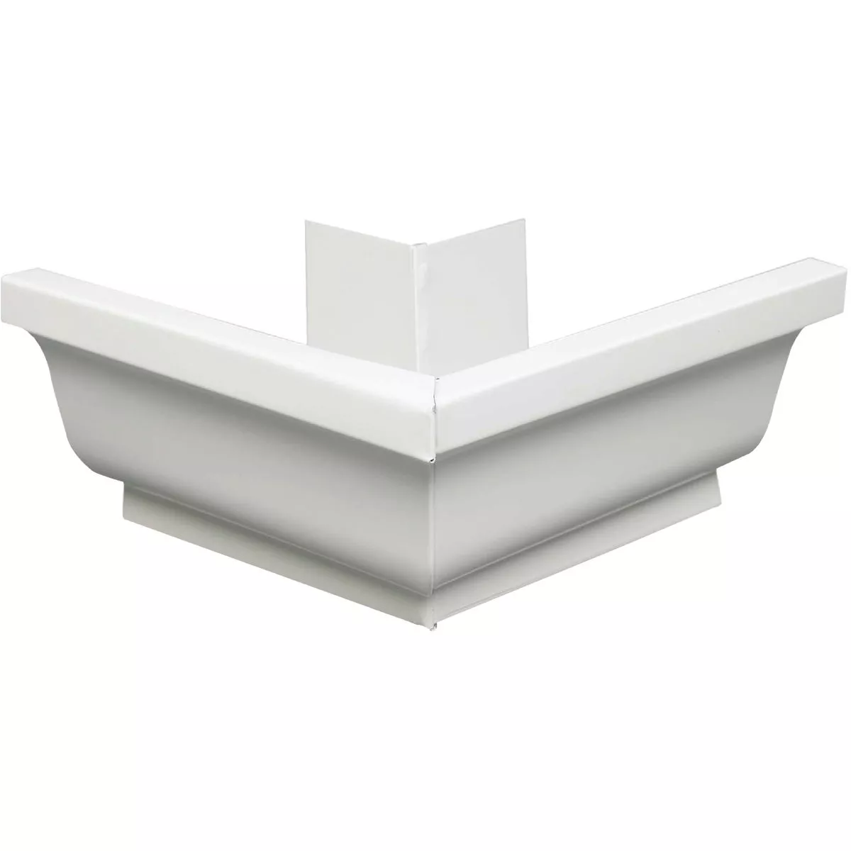 Amerimax 4 In. Galvanized White Mitre Gutter Outside Corner | Do it Best