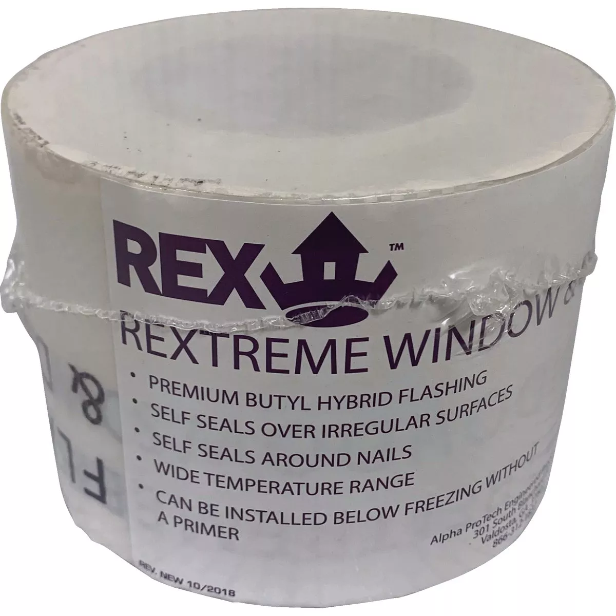 REXTREME 4 In. x 75 Ft. Butyl-Hybrid Window & Door Flashing Tape | Do ...