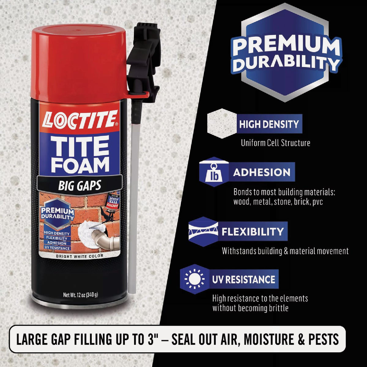Loctite Tite Foam 12 Oz. Big Gaps Foam Sealant | Do it Best