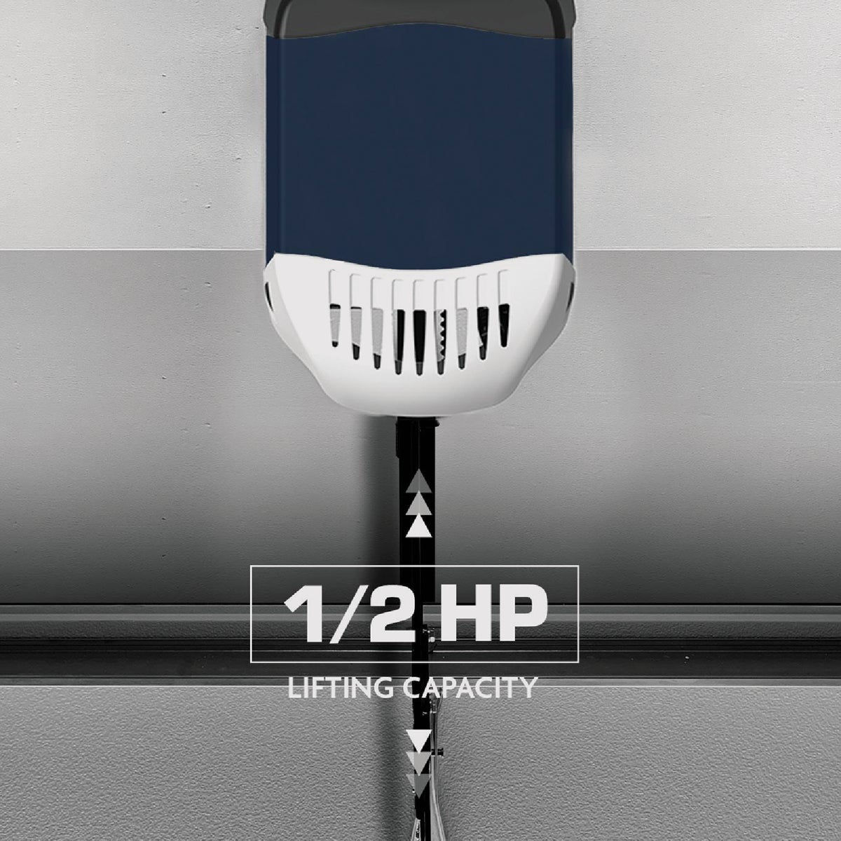 Chamberlain C2202 1/2 HP Smartphone Controlled Chain Drive Garage Door ...