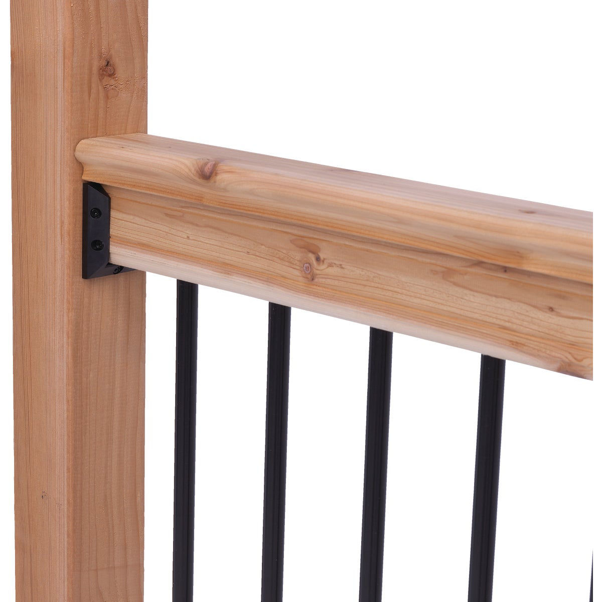 Deckorators Black Plastic Rail Bracket (2-Pack) | Do it Best