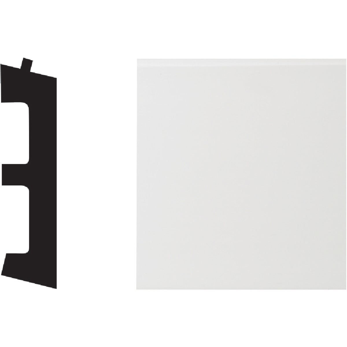 Royal 1-1/4 In. W. x 5-1/4 In. H. x 7 Ft. L. White PVC Window Sill | Do ...