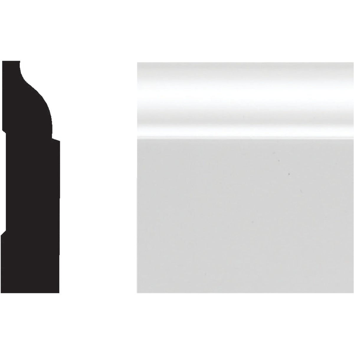 Royal 3/8 In. W. x 1-1/4 In. H. x 7 Ft. L. White PVC Colonial Stop ...