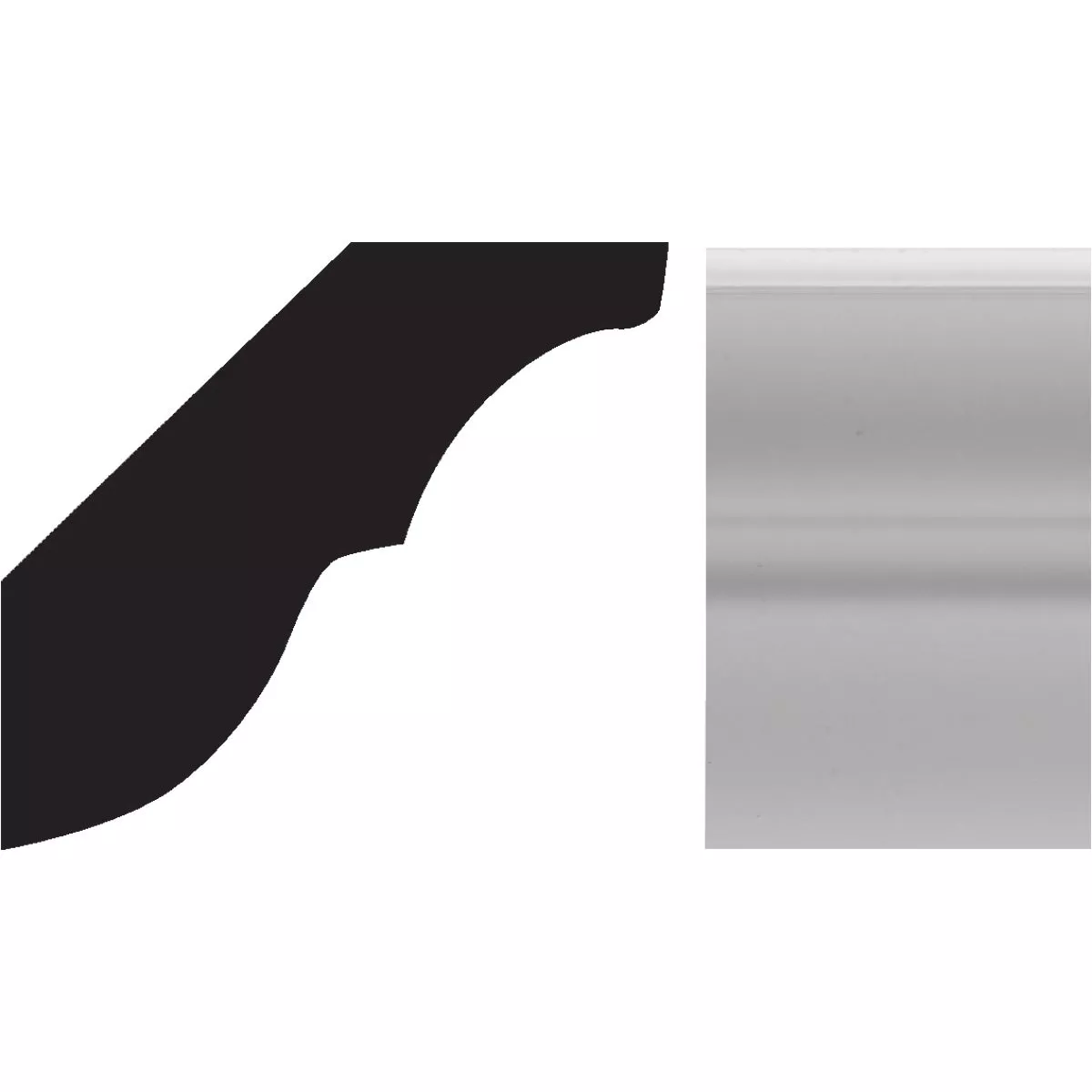 Royal 9/16 In. W. x 1-5/8 In. H. x 8 Ft. L. PVC Bed Molding | Do it Best