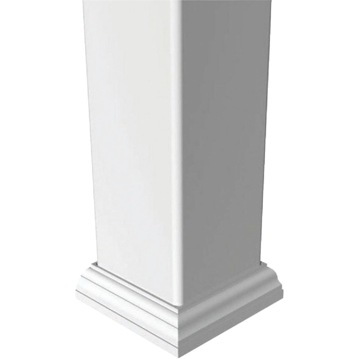 RDI Crossover Product 4 In. x 4 In. White Vinyl New England Post Base ...