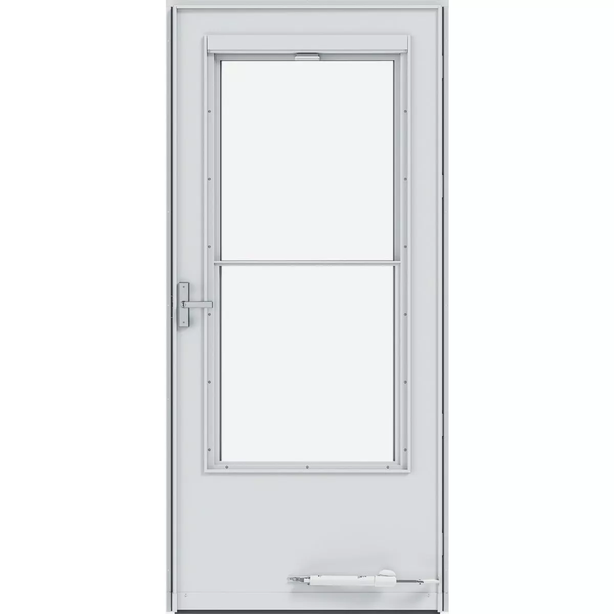 Larson Screenaway Lifestyle 2.0 32 In. White Midview Storm Door | Do it ...