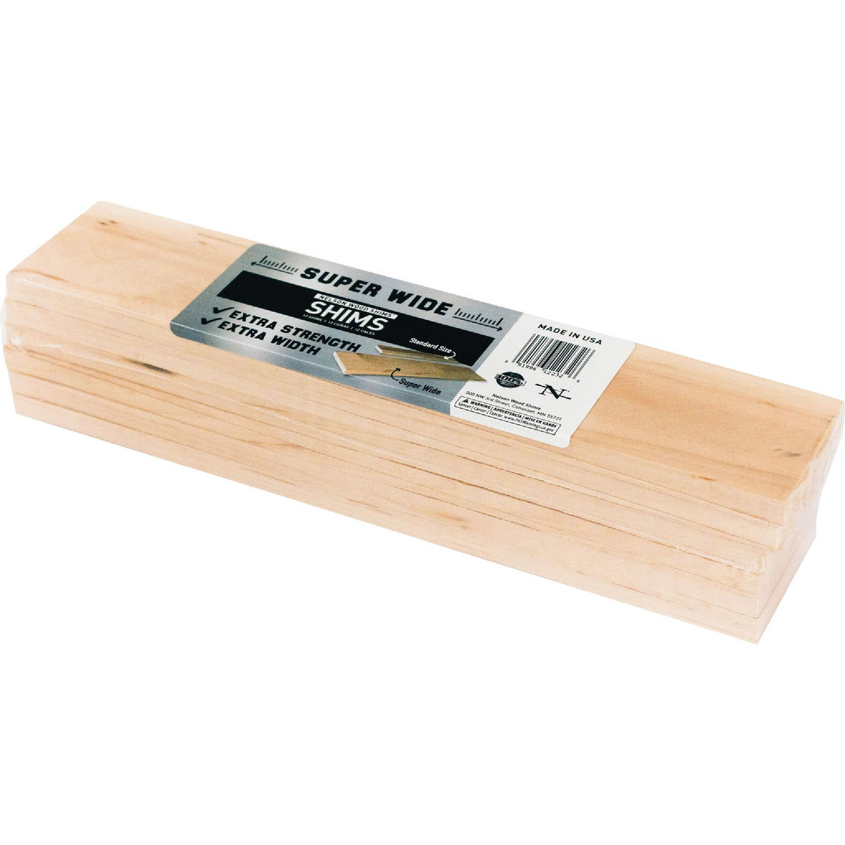 Nelson Wood Shims 12 In. L. Super Wide Shims (12-Count) | Do it Best