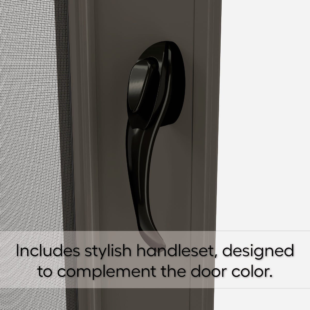 Larson 36 In. W x 80 In. H Brown Single-Vent Solid Wood Core Storm Door ...