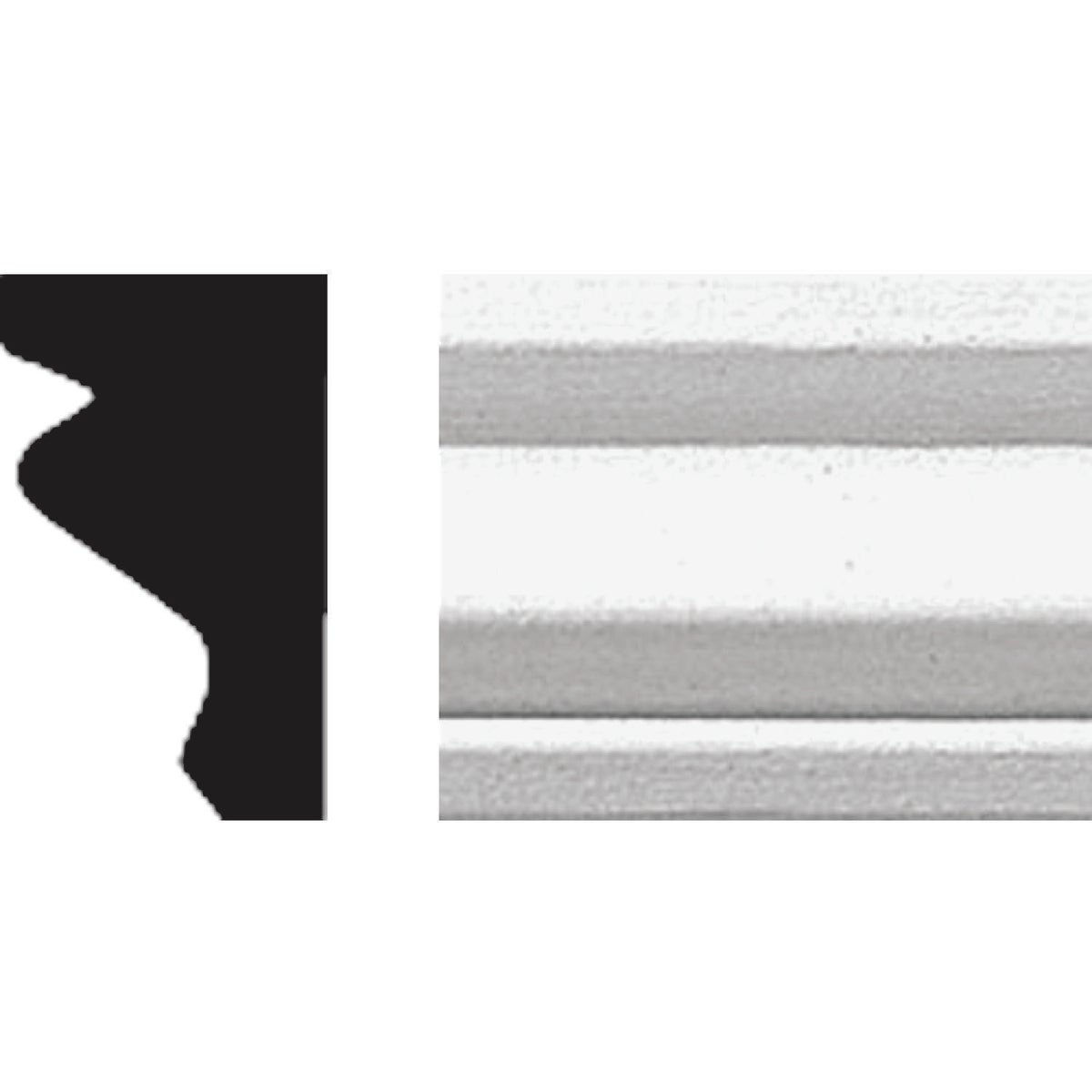 House of Fara 1/4 In. W. x 1-1/4 In. H. x 8 Ft. L. White MDF Shoe/Panel ...