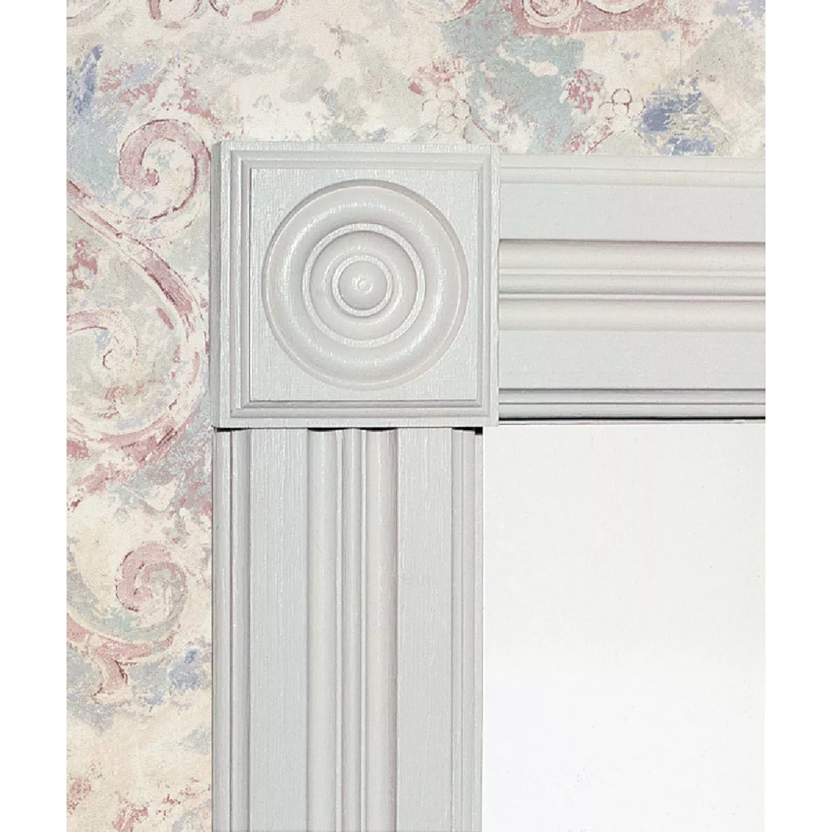 House of Fara 1-1/8 In. x 4-1/2 In. Primed MDF Rosette | True Value ...