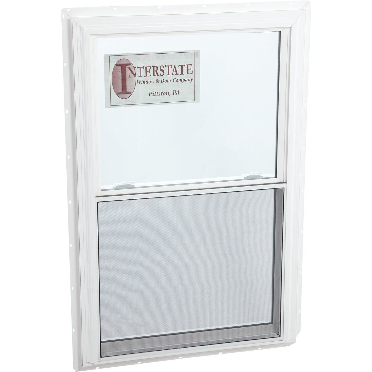 Interstate Model 5100 39 In. W. x 60 In. H. White Vinyl Double Hung ...
