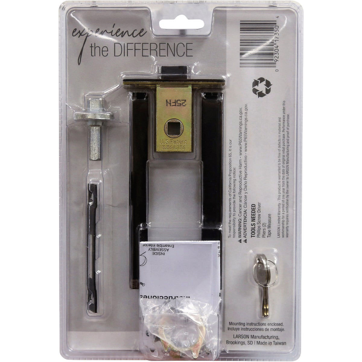 Larson M2 Nickel Storm Door Leverset | Do it Best